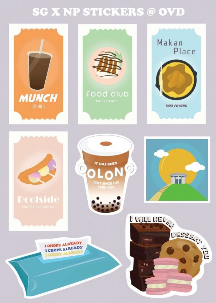 NP x SG stickers – Verve Arts Festival